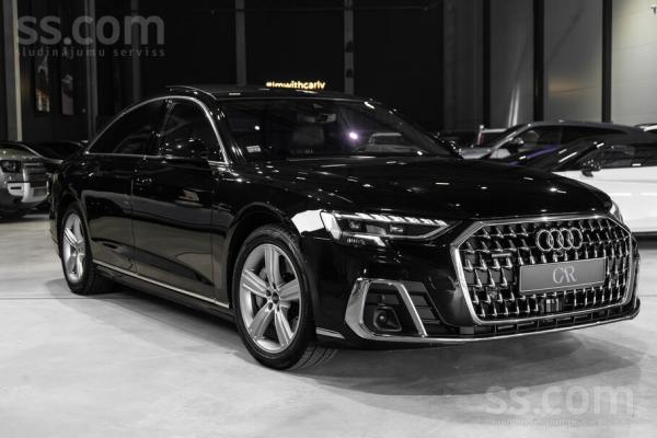 Melns Audi A8 2022 Rīga, ar dzinēja tilpumu 3.00 L un nobraukumu 80 tūkst. km par 54900 €, foto 3 vietnē AUTOMOTO.COM.LV
