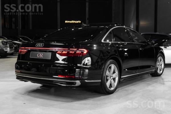 Melns Audi A8 2022 Rīga, ar dzinēja tilpumu 3.00 L un nobraukumu 80 tūkst. km par 54900 €, foto 4 vietnē AUTOMOTO.COM.LV