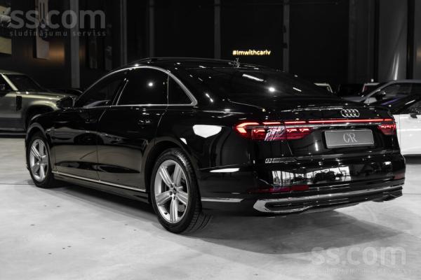 Melns Audi A8 2022 Rīga, ar dzinēja tilpumu 3.00 L un nobraukumu 80 tūkst. km par 54900 €, foto 6 vietnē AUTOMOTO.COM.LV