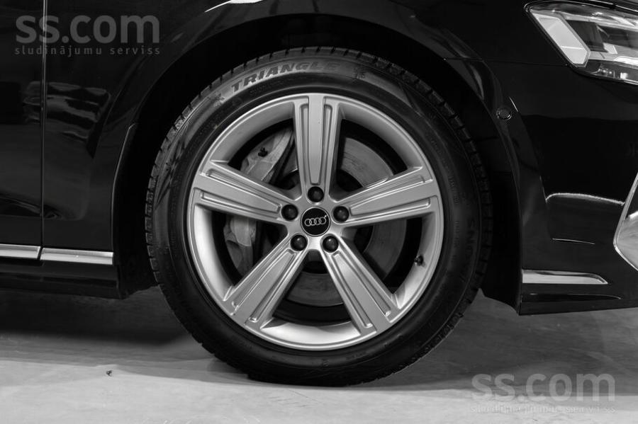 Black Audi A8 2022 in Riga, with an engine capacity of 3.00 L and mileage of 80 thousand km for 54900 €, photo 8 on AUTOMOTO.COM.LV