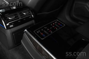 Black Audi A8 2022 in Riga, with an engine capacity of 3.00 L and mileage of 80 thousand km for 54900 €, photo 16 on AUTOMOTO.COM.LV