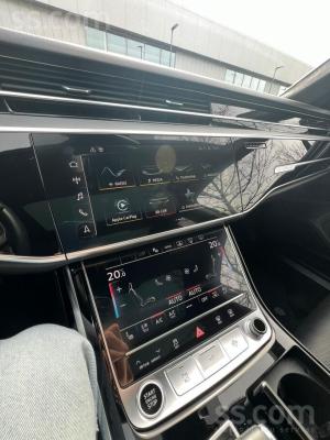 Black Audi A8 2022 in Riga, with an engine capacity of 3.00 L and mileage of 68 thousand km for 65900 €, photo 8 on AUTOMOTO.COM.LV