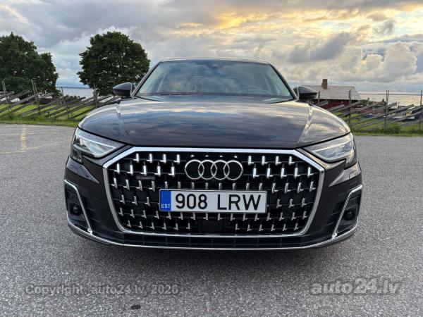Black Audi A8 2022 in Tallinn, with an engine capacity of 3.00 L and mileage of 75 thousand km for 57900 €, photo 4 on AUTOMOTO.COM.LV
