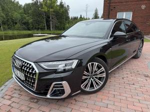 Black Audi A8 2022 in Plunge, with an engine capacity of 3.00 L and mileage of 80 thousand km for 54900 €, photo  on AUTOMOTO.COM.LV