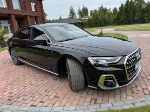 Black Audi A8 2022 in Plunge, with an engine capacity of 3.00 L and mileage of 80 thousand km for 54900 €, photo 4 on AUTOMOTO.COM.LV