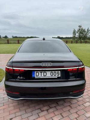 Black Audi A8 2022 in Plunge, with an engine capacity of 3.00 L and mileage of 80 thousand km for 54900 €, photo 7 on AUTOMOTO.COM.LV