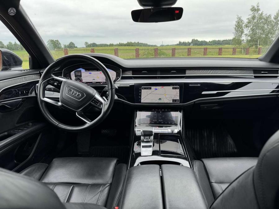 Black Audi A8 2022 in Plunge, with an engine capacity of 3.00 L and mileage of 80 thousand km for 54900 €, photo 11 on AUTOMOTO.COM.LV