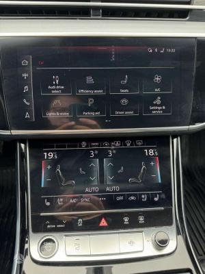Black Audi A8 2022 in Plunge, with an engine capacity of 3.00 L and mileage of 80 thousand km for 54900 €, photo 17 on AUTOMOTO.COM.LV