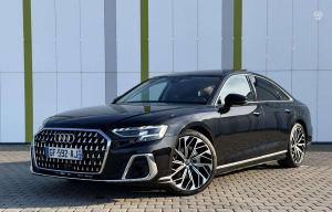 Melns Audi A8 2022 Tauragė, ar dzinēja tilpumu 3.00 L un nobraukumu 174 tūkst. km par 38200 €, foto  vietnē AUTOMOTO.COM.LV