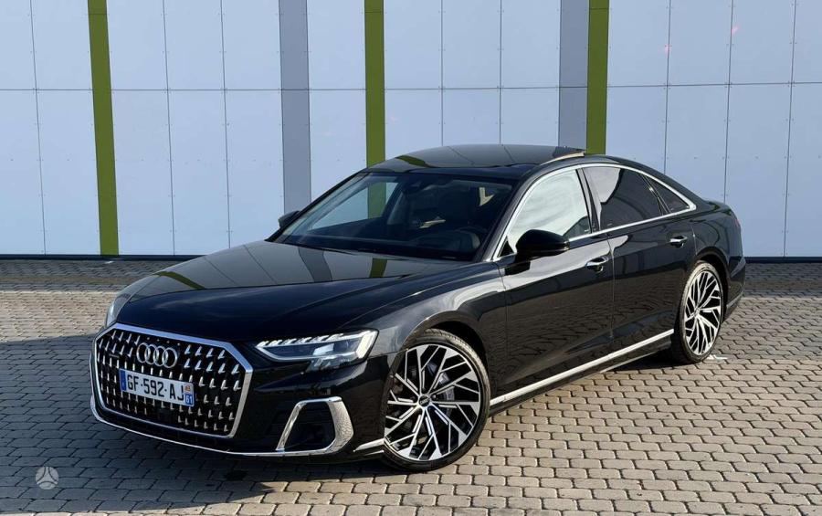 Melns Audi A8 2022 Tauragė, ar dzinēja tilpumu 3.00 L un nobraukumu 174 tūkst. km par 38200 €, foto 6 vietnē AUTOMOTO.COM.LV