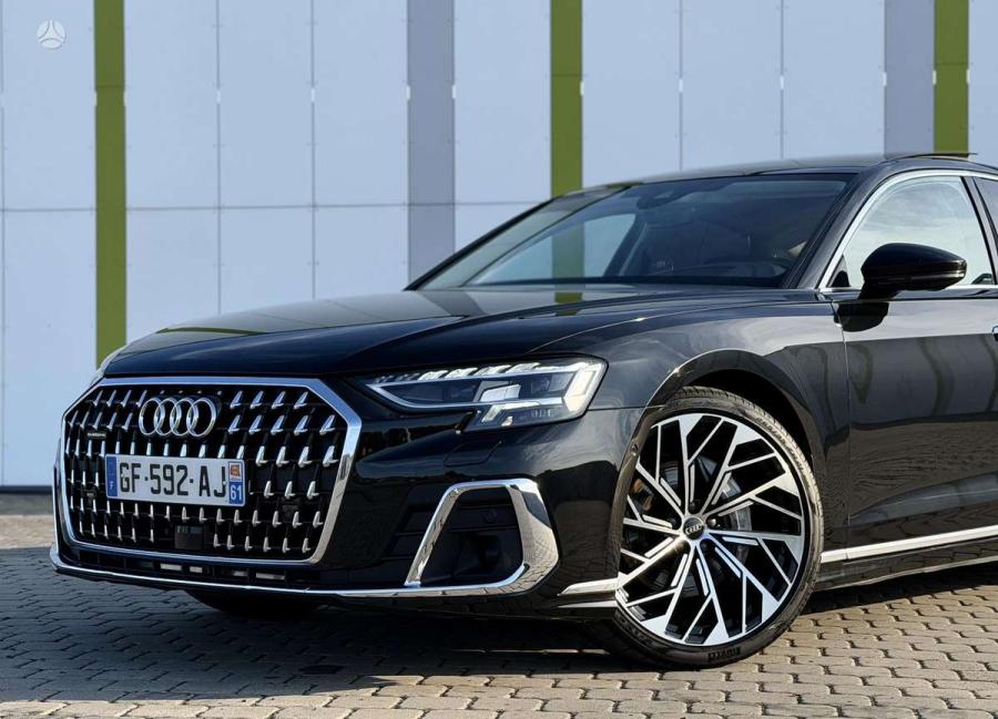 Melns Audi A8 2022 Tauragė, ar dzinēja tilpumu 3.00 L un nobraukumu 174 tūkst. km par 38200 €, foto 7 vietnē AUTOMOTO.COM.LV