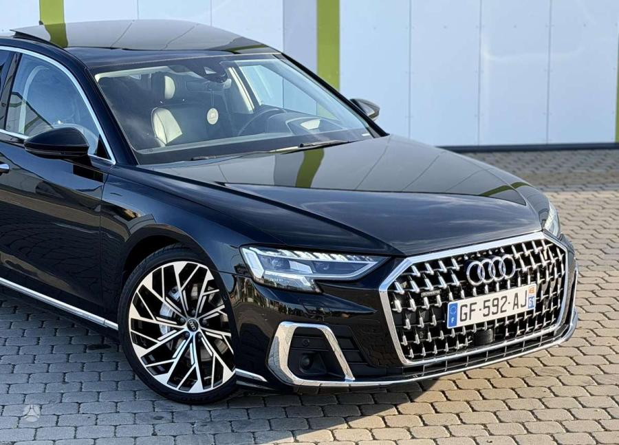 Melns Audi A8 2022 Tauragė, ar dzinēja tilpumu 3.00 L un nobraukumu 174 tūkst. km par 38200 €, foto 10 vietnē AUTOMOTO.COM.LV