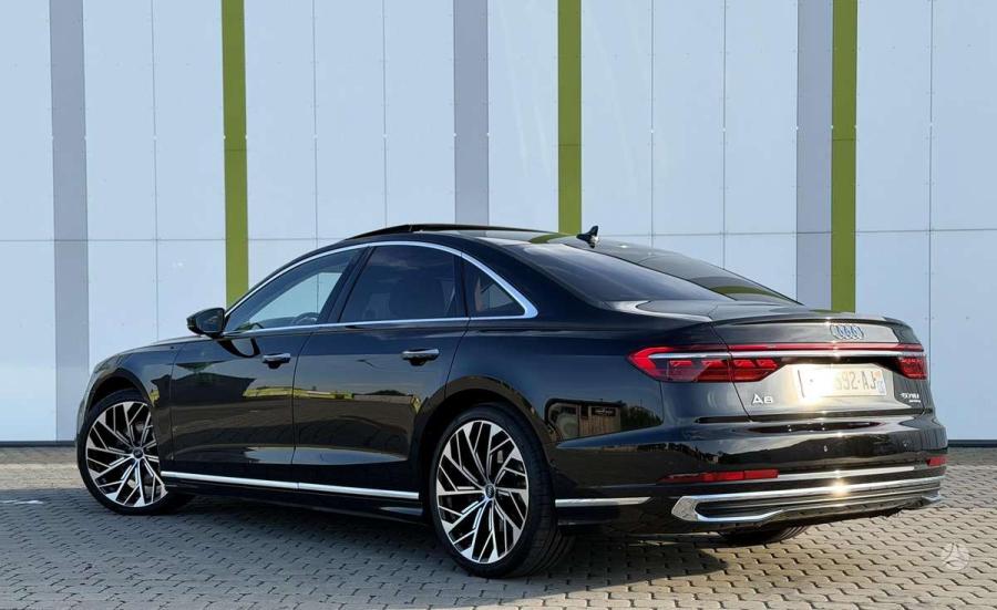 Melns Audi A8 2022 Tauragė, ar dzinēja tilpumu 3.00 L un nobraukumu 174 tūkst. km par 38200 €, foto 16 vietnē AUTOMOTO.COM.LV