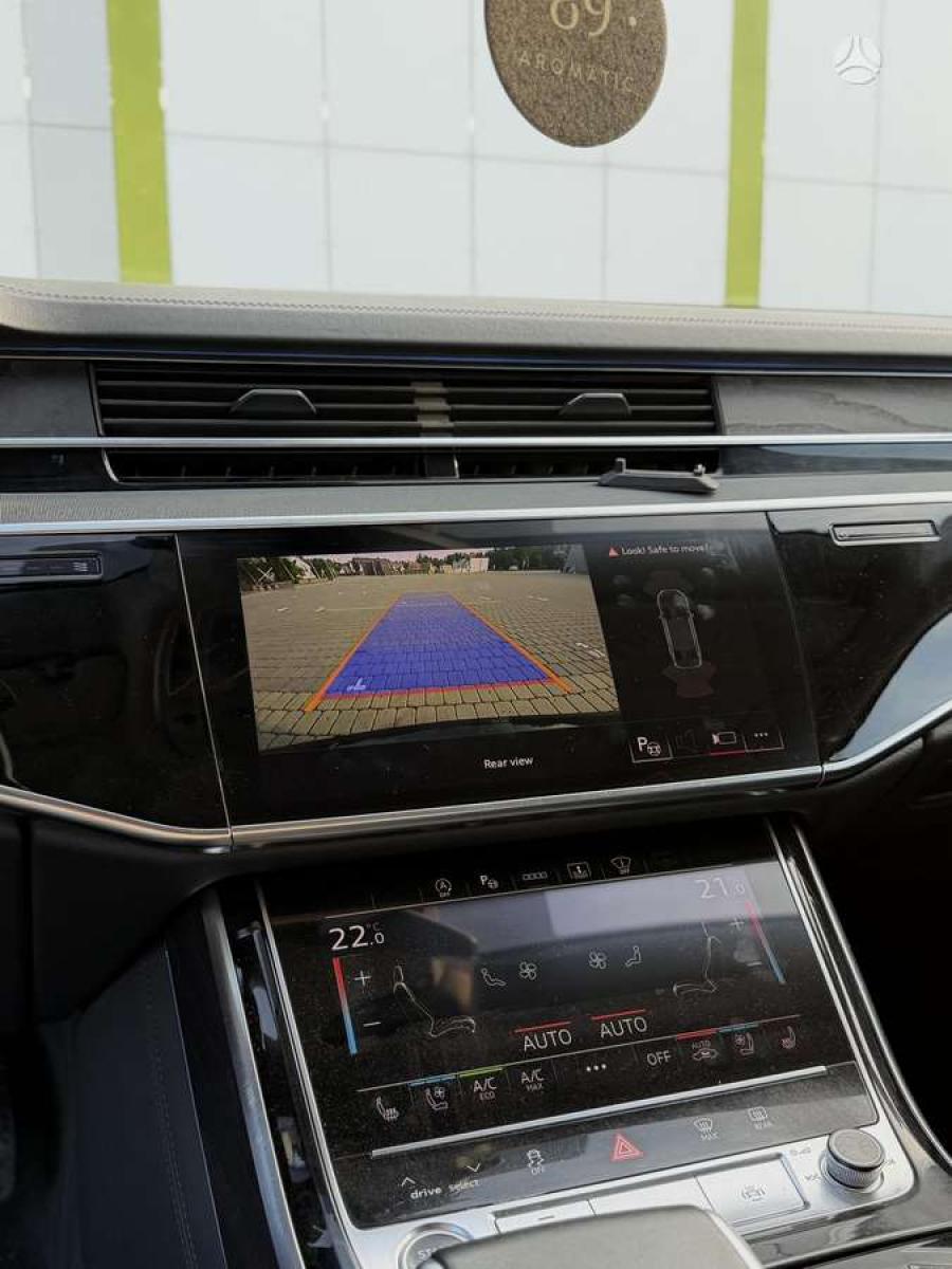Melns Audi A8 2022 Tauragė, ar dzinēja tilpumu 3.00 L un nobraukumu 174 tūkst. km par 38200 €, foto 38 vietnē AUTOMOTO.COM.LV