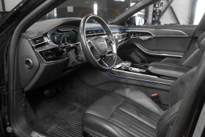 Melns Audi A8 2022 Rīga, ar dzinēja tilpumu 3.00 L un nobraukumu 80 tūkst. km par 51000 €, foto 10 vietnē AUTOMOTO.COM.LV