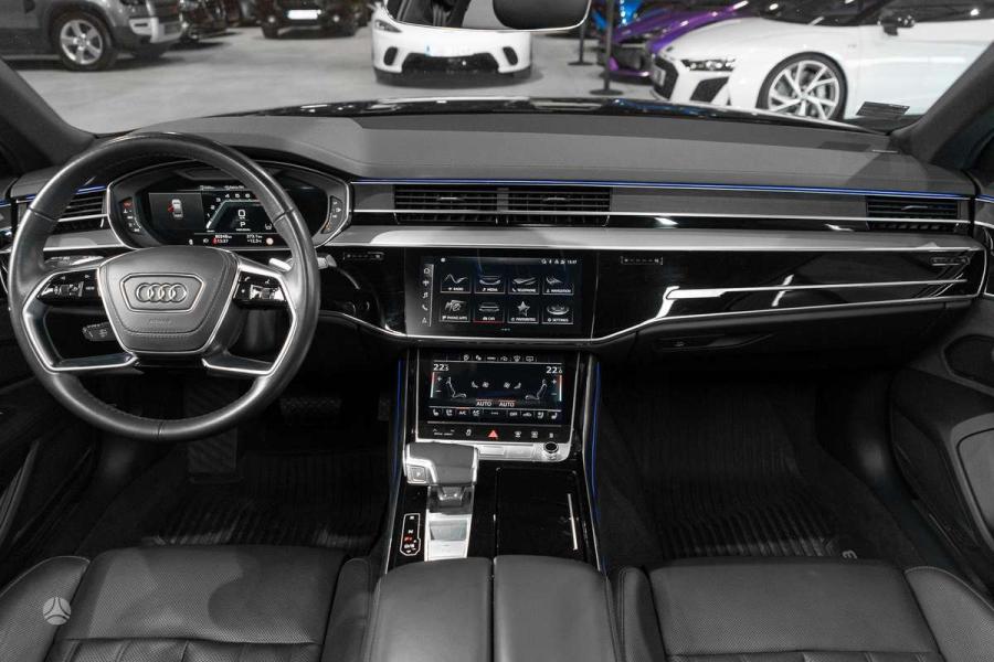 Melns Audi A8 2022 Rīga, ar dzinēja tilpumu 3.00 L un nobraukumu 80 tūkst. km par 51000 €, foto 12 vietnē AUTOMOTO.COM.LV