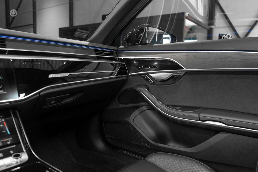 Melns Audi A8 2022 Rīga, ar dzinēja tilpumu 3.00 L un nobraukumu 80 tūkst. km par 51000 €, foto 29 vietnē AUTOMOTO.COM.LV