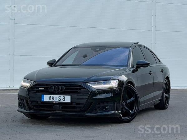 Audi A8 2022 Rīga vietnē Melns Audi A8 2022 Rīga, ar dzinēja tilpumu 3.00 L un nobraukumu 0 tūkst. km par 59900 €, foto 1 vietnē AUTOMOTO.COM.LV