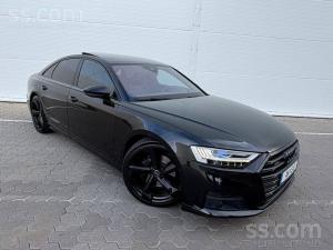 Melns Audi A8 2022 Rīga, ar dzinēja tilpumu 3.00 L un nobraukumu 0 tūkst. km par 59900 €, foto 4 vietnē AUTOMOTO.COM.LV