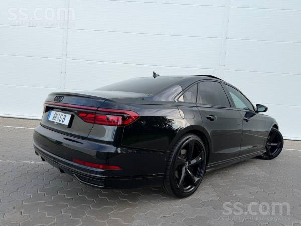 Audi A8 2022 Rīga vietnē Melns Audi A8 2022 Rīga, ar dzinēja tilpumu 3.00 L un nobraukumu 0 tūkst. km par 59900 €, foto 10 vietnē AUTOMOTO.COM.LV