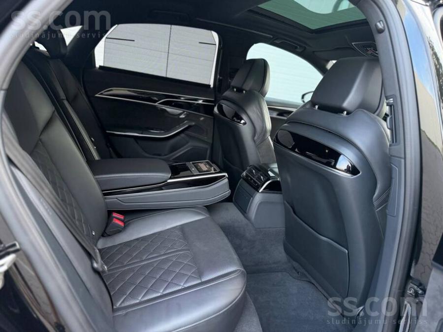 Melns Audi A8 2022 Rīga, ar dzinēja tilpumu 3.00 L un nobraukumu 0 tūkst. km par 59900 €, foto 21 vietnē AUTOMOTO.COM.LV