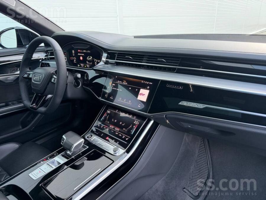 Melns Audi A8 2022 Rīga, ar dzinēja tilpumu 3.00 L un nobraukumu 0 tūkst. km par 59900 €, foto 25 vietnē AUTOMOTO.COM.LV