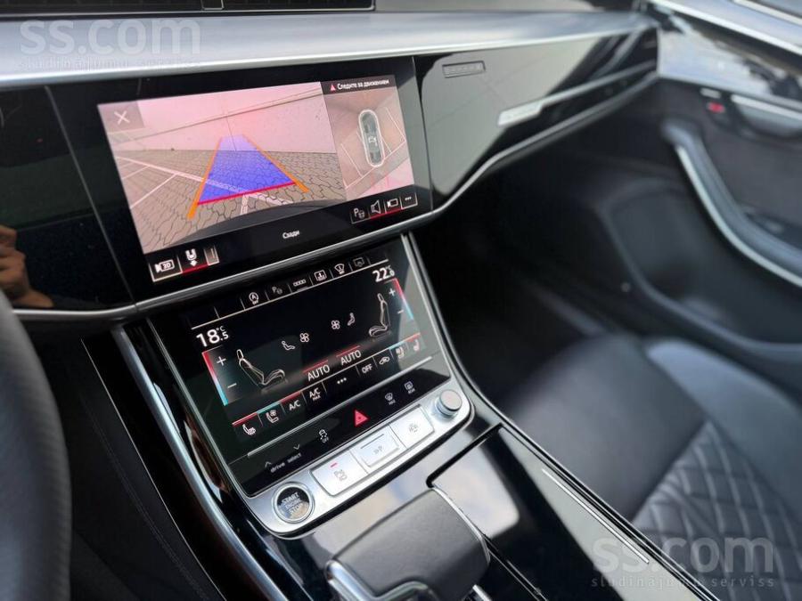 Melns Audi A8 2022 Rīga, ar dzinēja tilpumu 3.00 L un nobraukumu 0 tūkst. km par 59900 €, foto 28 vietnē AUTOMOTO.COM.LV