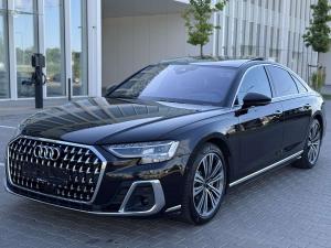 Black Audi A8 2022 in Vilnius, with an engine capacity of 3.00 L and mileage of 96 thousand km for 48999 €, photo 6 on AUTOMOTO.COM.LV