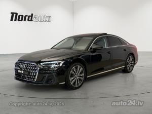 Black Audi A8 2022 in Tallinn, with an engine capacity of 3.00 L and mileage of 101 thousand km for 53900 €, photo  on AUTOMOTO.COM.LV