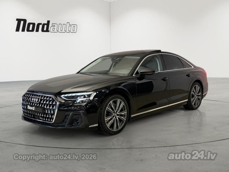 Black Audi A8 2022 in Tallinn, with an engine capacity of 3.00 L and mileage of 101 thousand km for 53900 €, photo 1 on AUTOMOTO.COM.LV