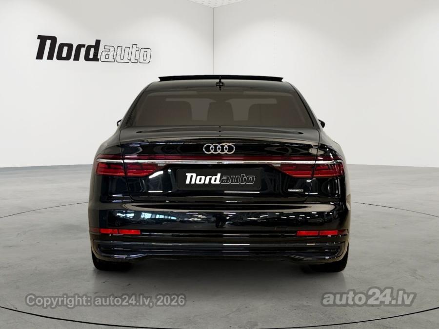 Black Audi A8 2022 in Tallinn, with an engine capacity of 3.00 L and mileage of 101 thousand km for 53900 €, photo 5 on AUTOMOTO.COM.LV