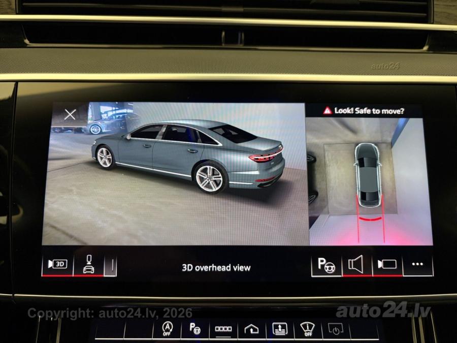 Black Audi A8 2022 in Tallinn, with an engine capacity of 3.00 L and mileage of 101 thousand km for 53900 €, photo 11 on AUTOMOTO.COM.LV