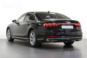 Melns Audi A8 2022 Rīga, ar dzinēja tilpumu 3.00 L un nobraukumu 80 tūkst. km par 46900 €, foto 4 vietnē AUTOMOTO.COM.LV