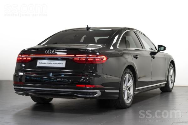 Melns Audi A8 2022 Rīga, ar dzinēja tilpumu 3.00 L un nobraukumu 80 tūkst. km par 46900 €, foto 5 vietnē AUTOMOTO.COM.LV