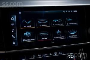 Melns Audi A8 2022 Rīga, ar dzinēja tilpumu 3.00 L un nobraukumu 80 tūkst. km par 46900 €, foto 24 vietnē AUTOMOTO.COM.LV