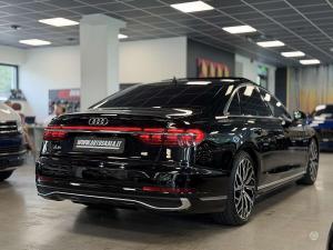 Black Audi A8 2023 in Klaipeda, with an engine capacity of 2.97 L and mileage of 129 thousand km for 69900 €, photo 5 on AUTOMOTO.COM.LV