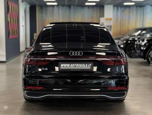 Black Audi A8 2023 in Klaipeda, with an engine capacity of 2.97 L and mileage of 129 thousand km for 69900 €, photo 12 on AUTOMOTO.COM.LV