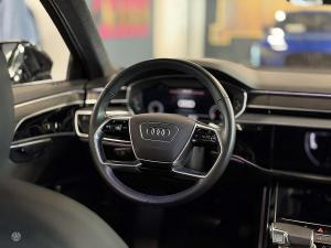 Black Audi A8 2023 in Klaipeda, with an engine capacity of 2.97 L and mileage of 129 thousand km for 69900 €, photo 25 on AUTOMOTO.COM.LV