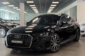 Black Audi A8 2023 in Klaipeda, with an engine capacity of 2.97 L and mileage of 129 thousand km for 69900 €, photo 27 on AUTOMOTO.COM.LV