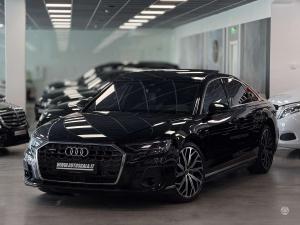 Black Audi A8 2023 in Klaipeda, with an engine capacity of 2.97 L and mileage of 129 thousand km for 69900 €, photo 28 on AUTOMOTO.COM.LV