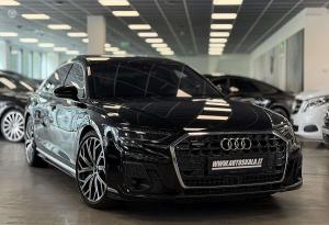 Black Audi A8 2023 in Klaipeda, with an engine capacity of 2.97 L and mileage of 129 thousand km for 69900 €, photo 33 on AUTOMOTO.COM.LV