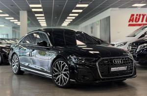 Black Audi A8 2023 in Klaipeda, with an engine capacity of 2.97 L and mileage of 129 thousand km for 69900 €, photo 34 on AUTOMOTO.COM.LV