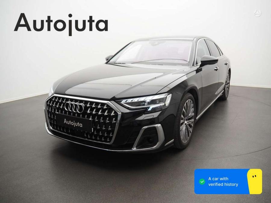 Melns Audi A8 2023 Viļņa, ar dzinēja tilpumu 3.00 L un nobraukumu 50 tūkst. km par 69790 €, foto 1 vietnē AUTOMOTO.COM.LV