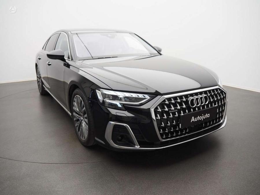 Melns Audi A8 2023 Viļņa, ar dzinēja tilpumu 3.00 L un nobraukumu 50 tūkst. km par 69790 €, foto 4 vietnē AUTOMOTO.COM.LV