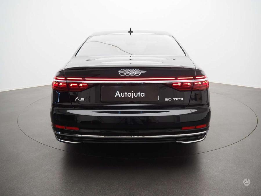 Melns Audi A8 2023 Viļņa, ar dzinēja tilpumu 3.00 L un nobraukumu 50 tūkst. km par 69790 €, foto 6 vietnē AUTOMOTO.COM.LV
