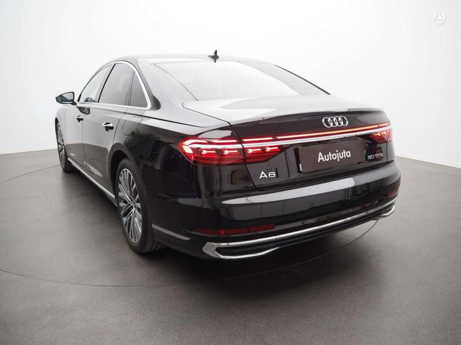 Melns Audi A8 2023 Viļņa, ar dzinēja tilpumu 3.00 L un nobraukumu 50 tūkst. km par 69790 €, foto 7 vietnē AUTOMOTO.COM.LV