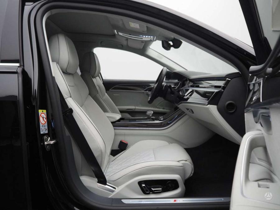 Melns Audi A8 2023 Viļņa, ar dzinēja tilpumu 3.00 L un nobraukumu 50 tūkst. km par 69790 €, foto 13 vietnē AUTOMOTO.COM.LV