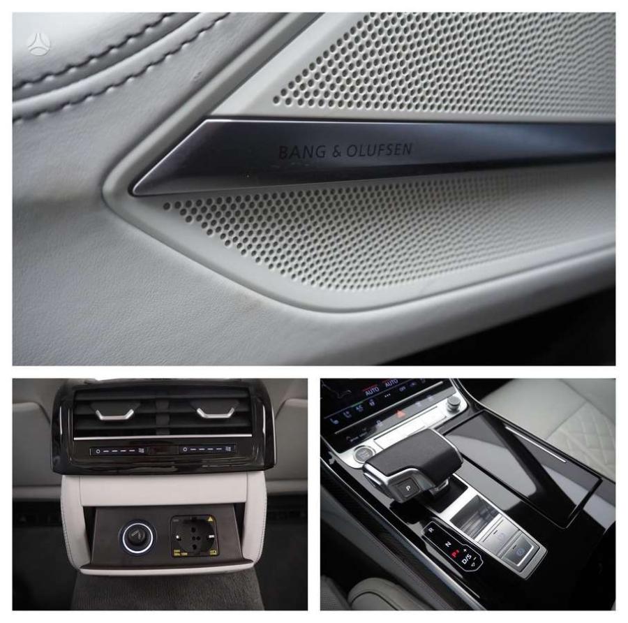 Melns Audi A8 2023 Viļņa, ar dzinēja tilpumu 3.00 L un nobraukumu 50 tūkst. km par 69790 €, foto 18 vietnē AUTOMOTO.COM.LV