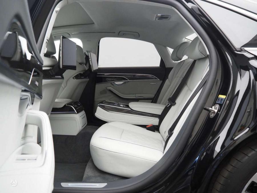Melns Audi A8 2023 Viļņa, ar dzinēja tilpumu 3.00 L un nobraukumu 50 tūkst. km par 69790 €, foto 19 vietnē AUTOMOTO.COM.LV