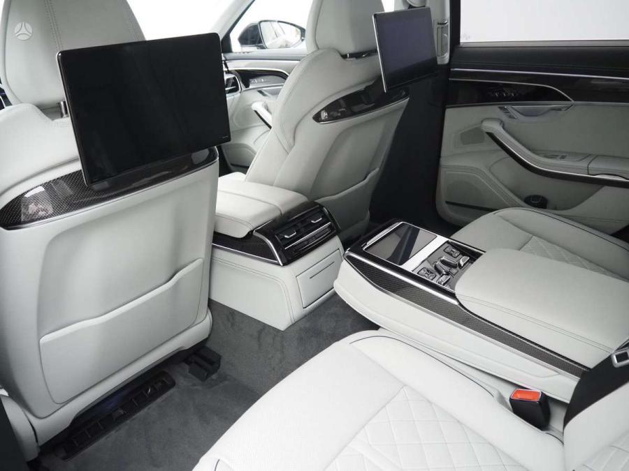 Melns Audi A8 2023 Viļņa, ar dzinēja tilpumu 3.00 L un nobraukumu 50 tūkst. km par 69790 €, foto 21 vietnē AUTOMOTO.COM.LV